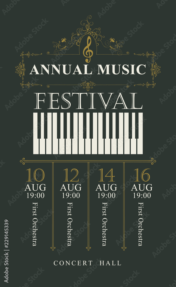 Classical Music Festival Poster