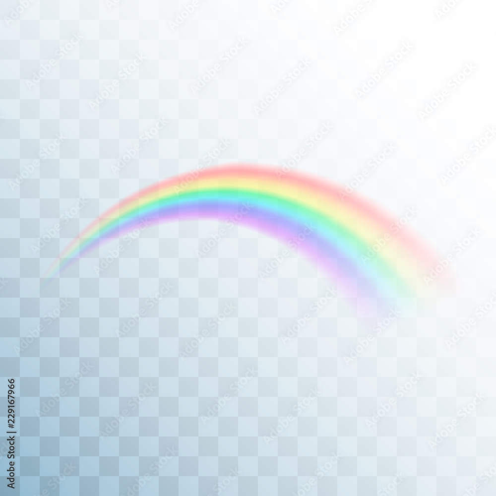 Rainbow icon. Abstract rainbow image. Colorful light and bright design ...