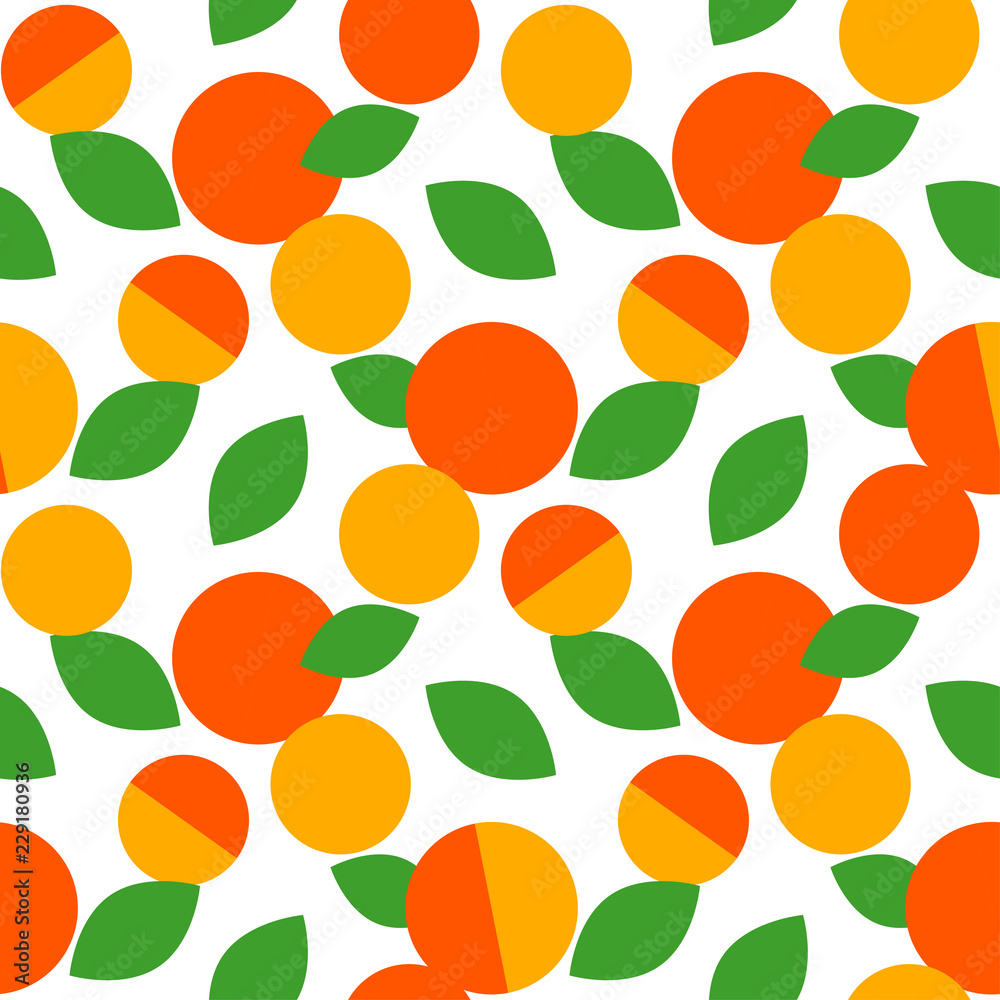 Seamless vector pattern with apricots on white background. Primitive ...