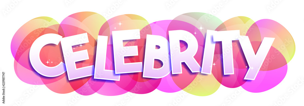 Celebrity word vector concept Stock Vector | Adobe Stock