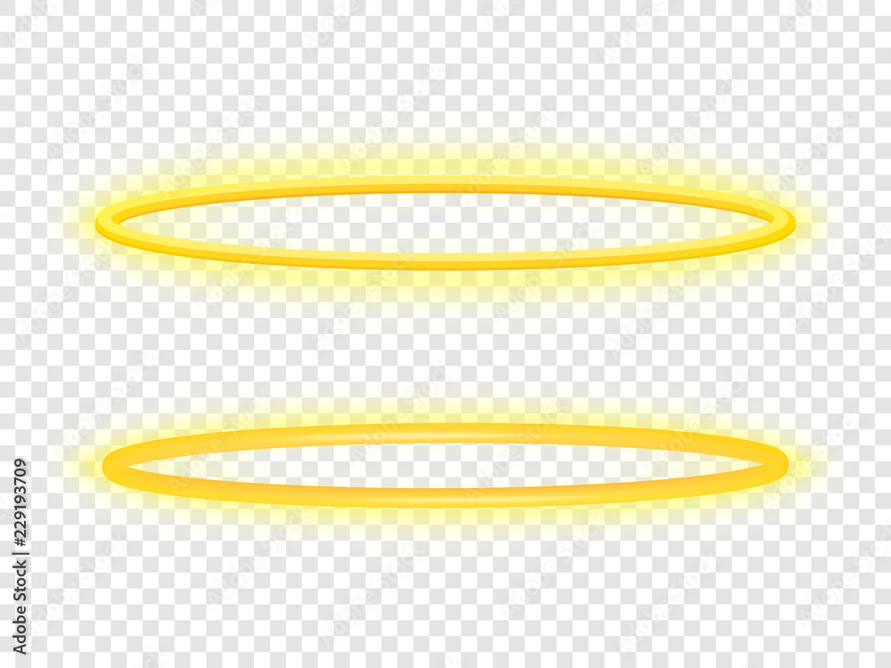 Halo angel ring Stock Vector | Adobe Stock