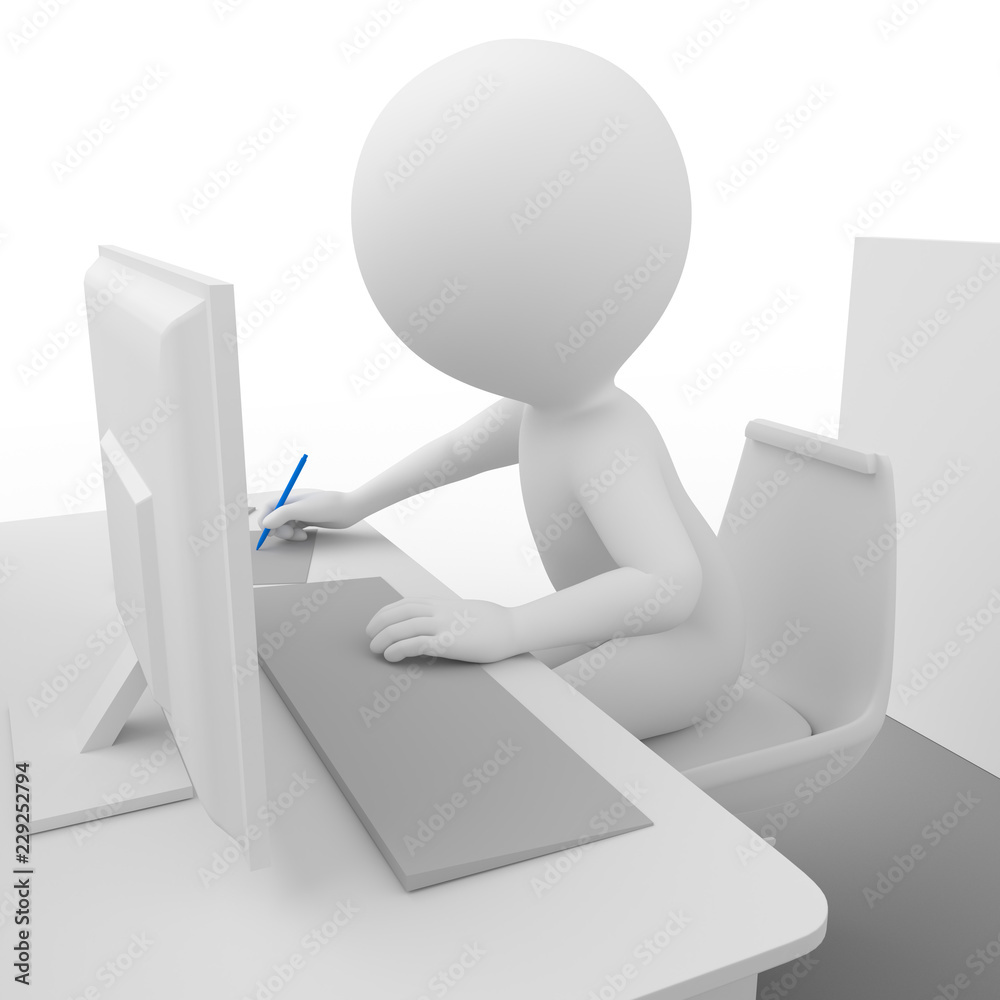 3d Stick Figure Computer