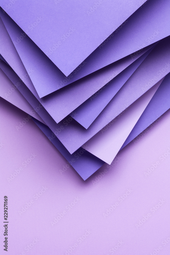 Ultra violet color of the year paper designs Stock Photo | Adobe Stock