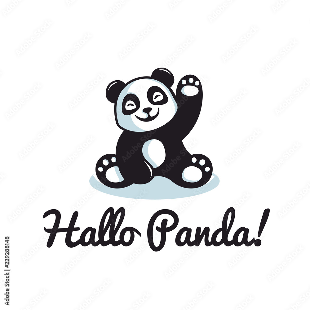 Hello Panda Logo