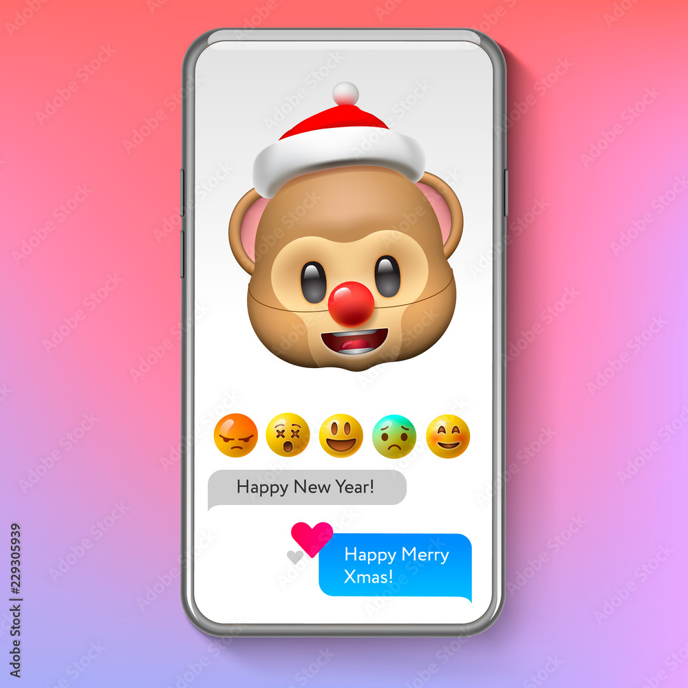 Monkey Text Emoticon