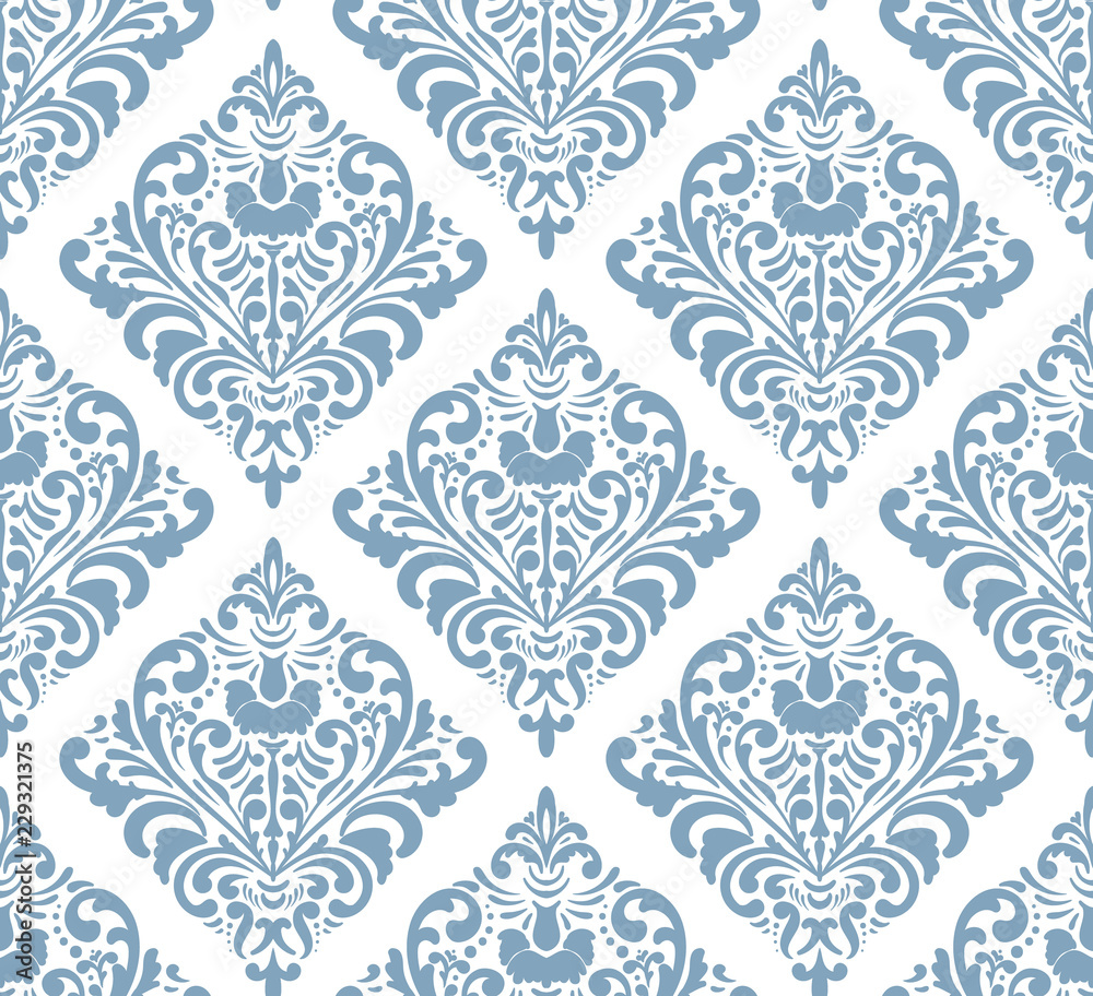 Blue Vintage Pattern