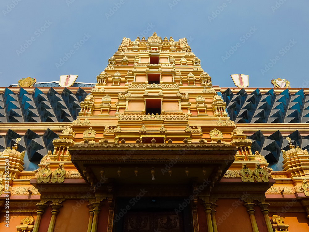Architecture of Ayyappa Swamy Temple in Dwarapudi, India. Stock Photo ...