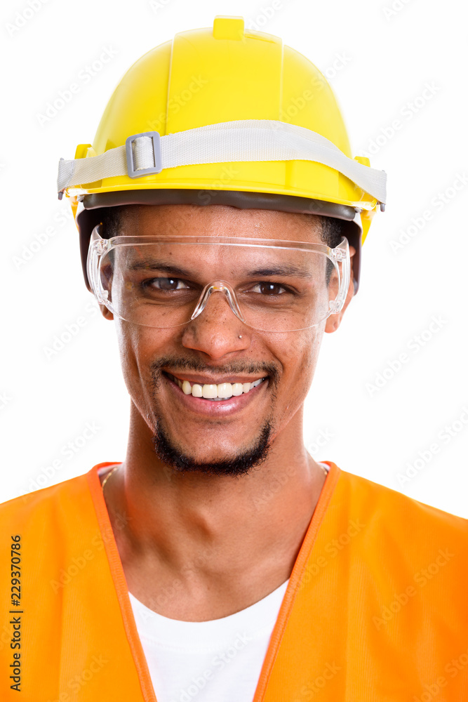 African Workers Smiling