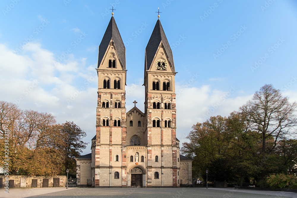 Basilika St. Kastor or Basilica of Saint Castor in Koblenz, Germany ...