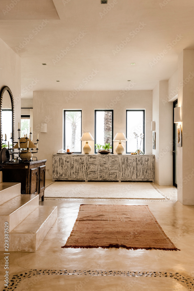 Front view of hall in modern house Stock Photo | Adobe Stock