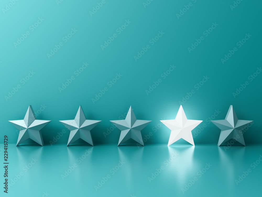 Stand out from the crowd and different creative idea concepts One ...