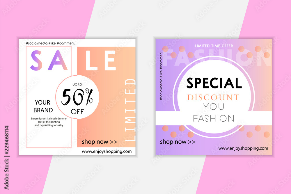 Modern promotion web banner for mobile apps. Design backgrounds for ...