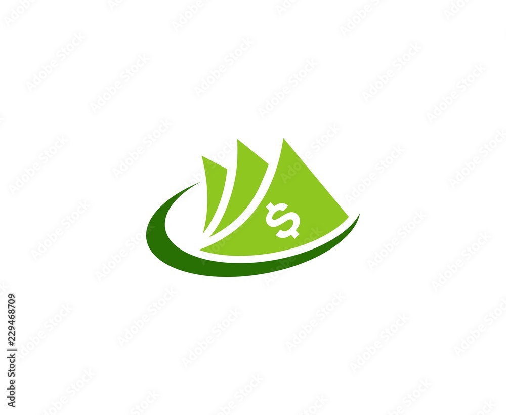 Money logo Stock Vector | Adobe Stock