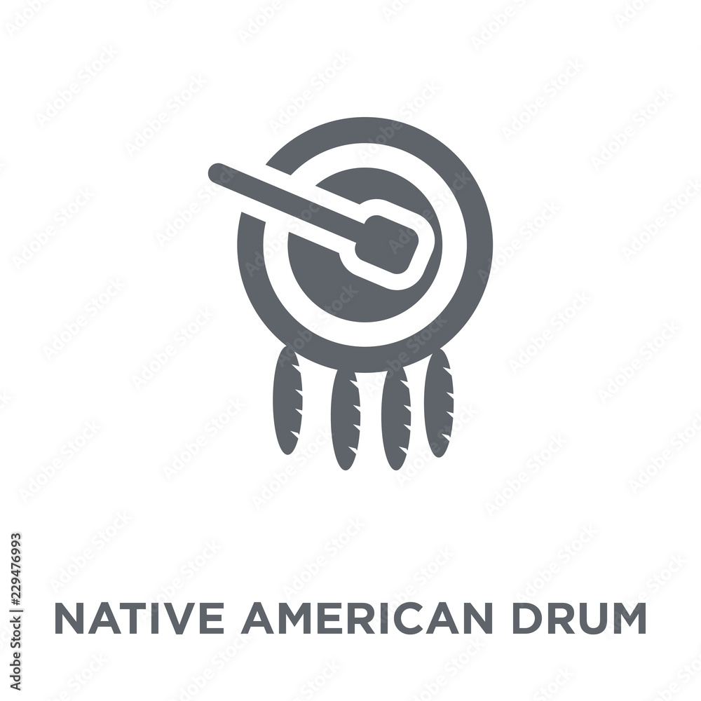 Native American Drum icon from American Indigenous Signals collection ...