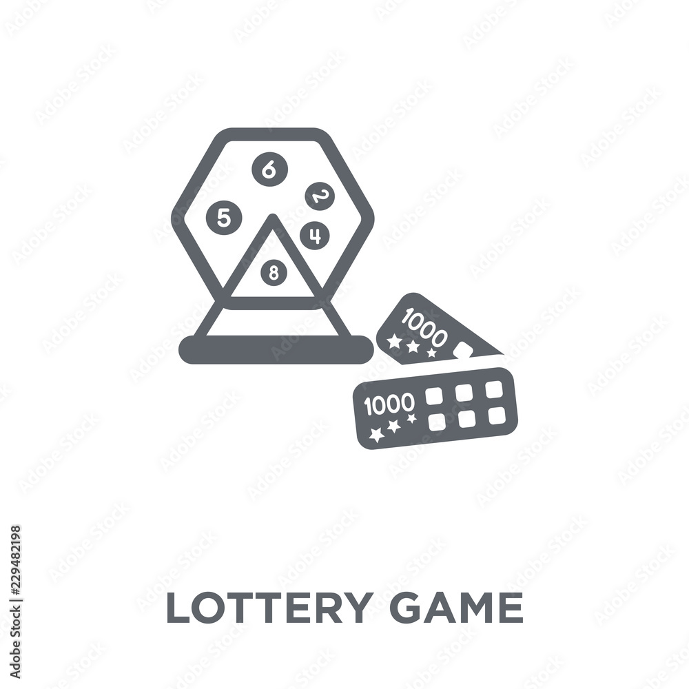 Lottery game icon from Arcade collection. Stock Vector | Adobe Stock