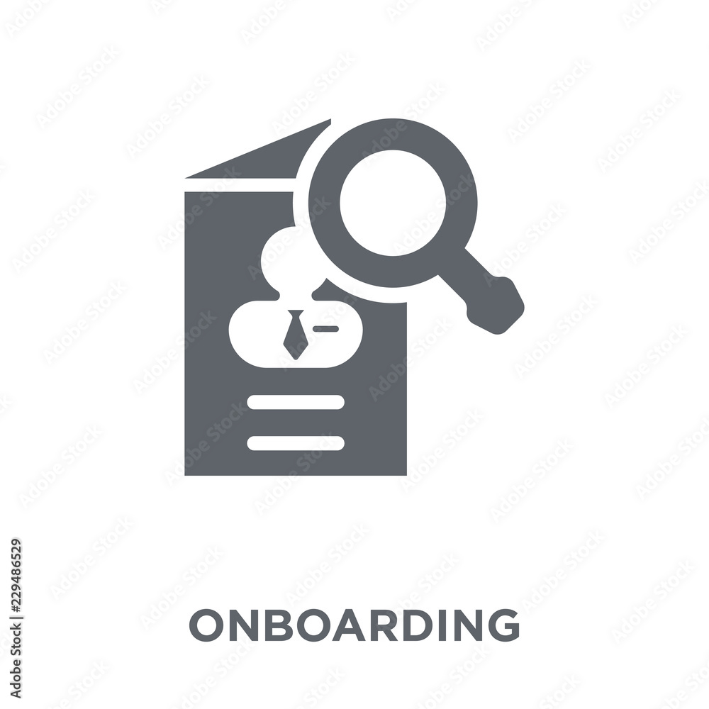 Onboarding icon from Time managemnet collection. Stock Vector | Adobe Stock