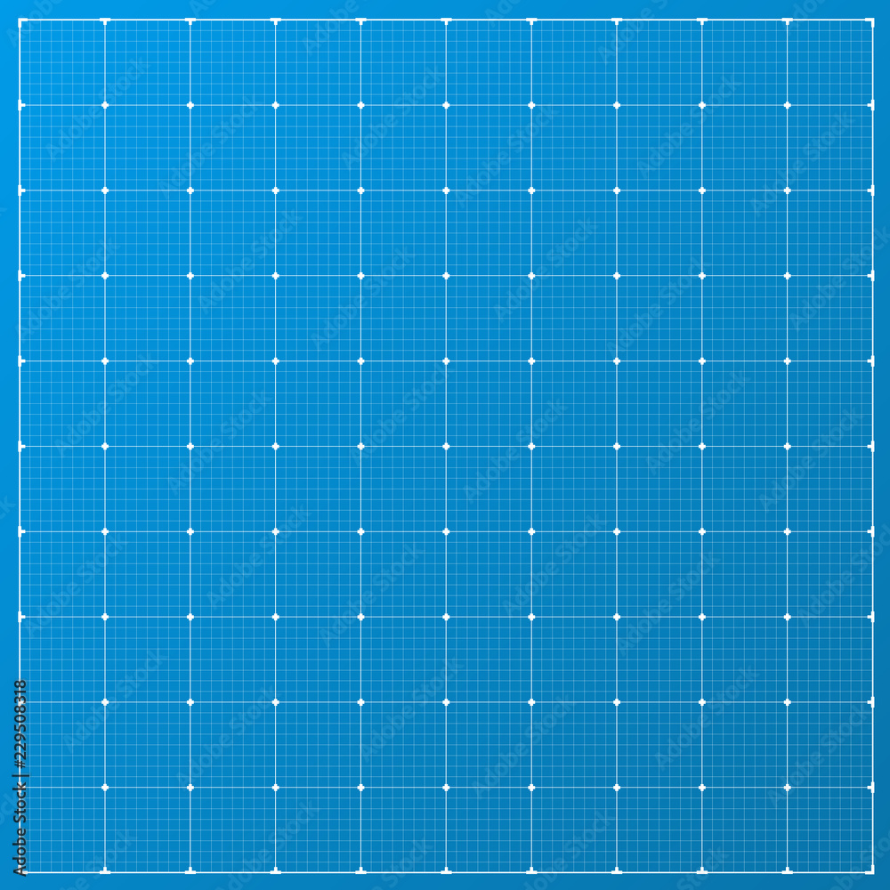 Wide blueprint background. Square blueprint background. Vector ...
