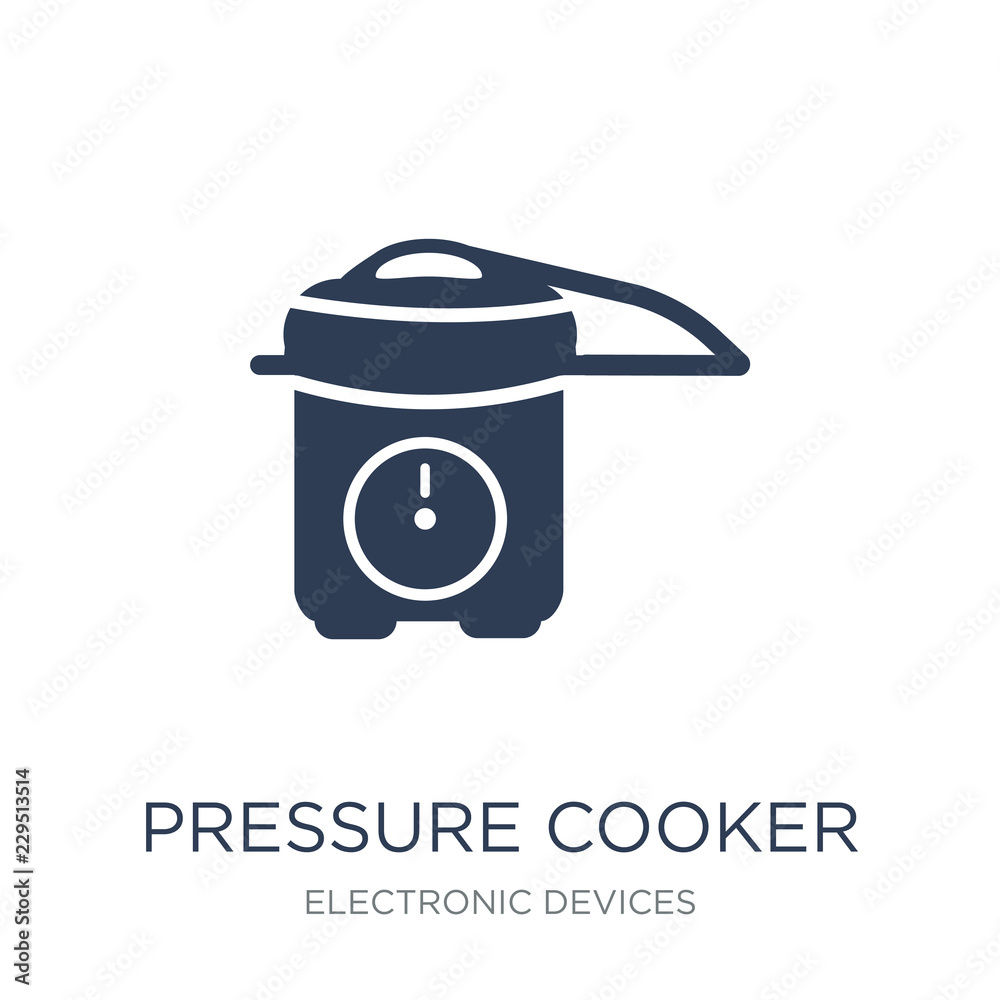 pressure cooker icon. Trendy flat vector pressure cooker icon on Stock ...
