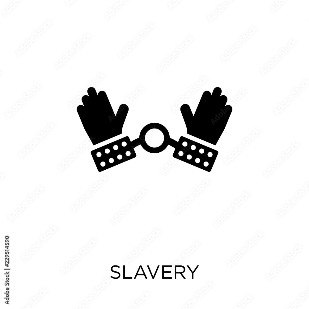 Slavery icon. Slavery symbol design from Political collection. Stock ...