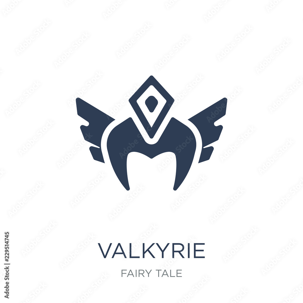 Valkyrie icon. Trendy flat vector Valkyrie icon on white background ...