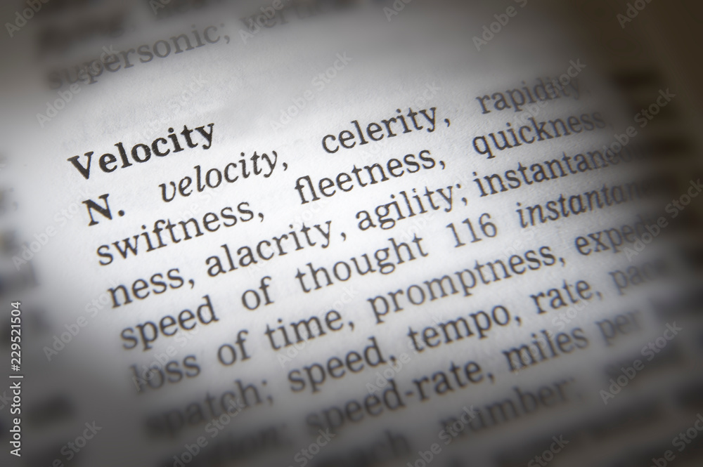 The Word Velocity