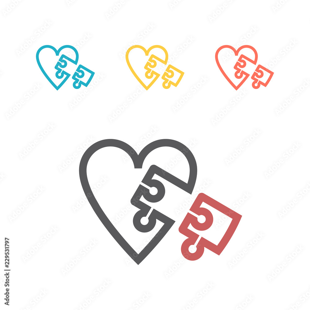 World autism awareness day logo design template. Vector illustration ...