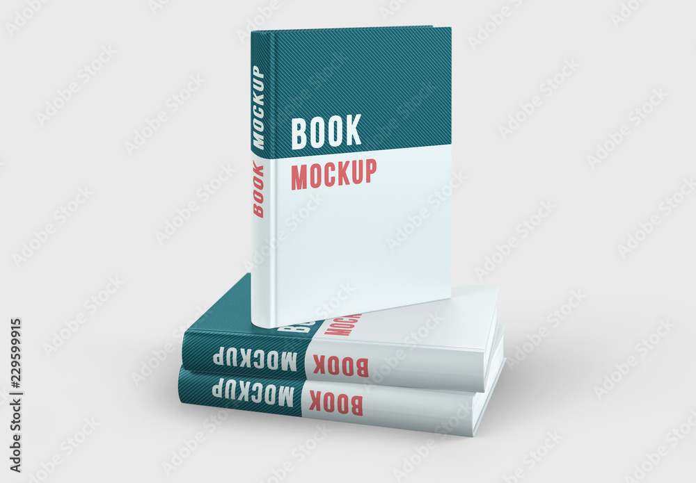 Book Cover Mockup Stock Template | Adobe Stock