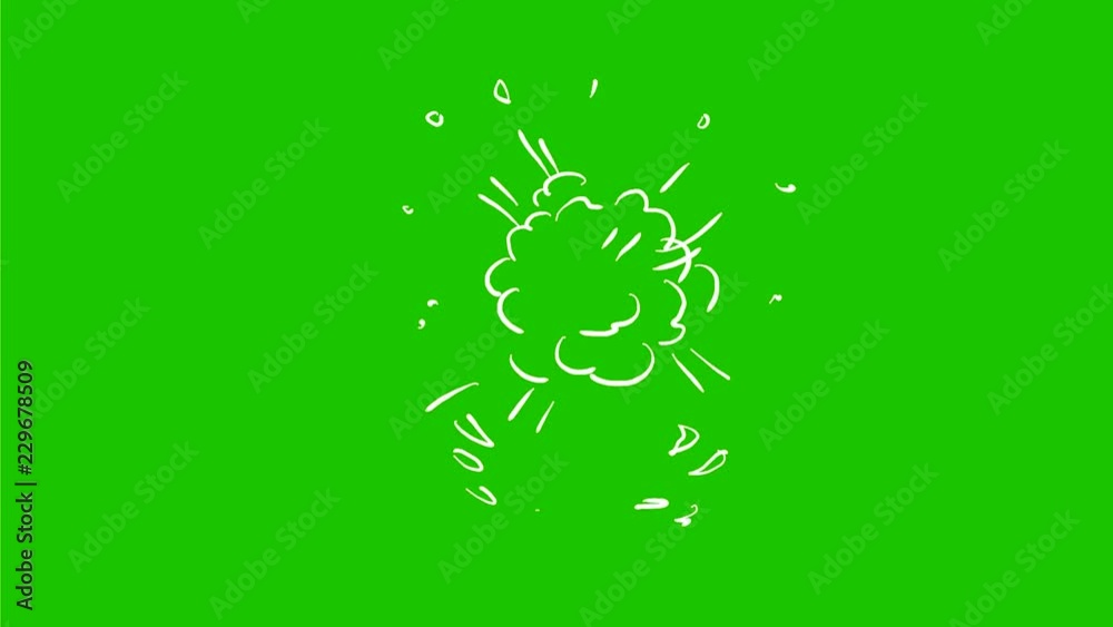 2d Animation motion graphics showing a drawing of a lightbulb or light ...