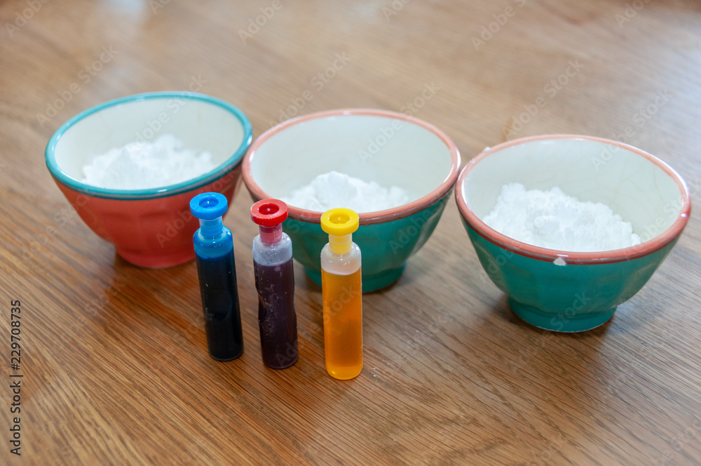 Food coloring in small plastic bottle Stock Photo | Adobe Stock