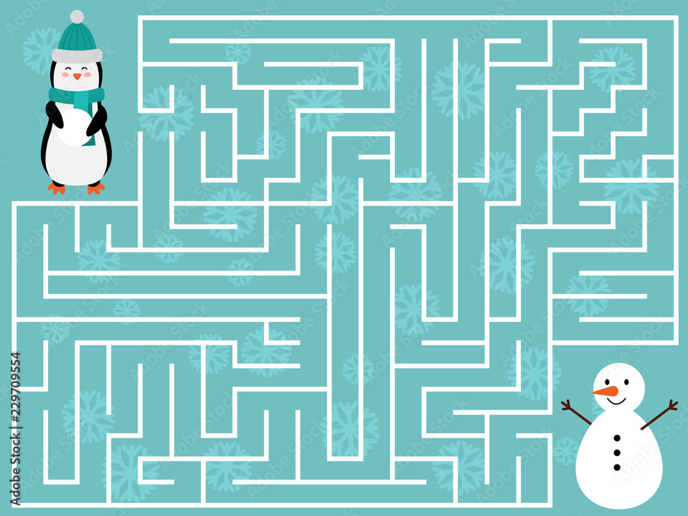 Snowman Maze