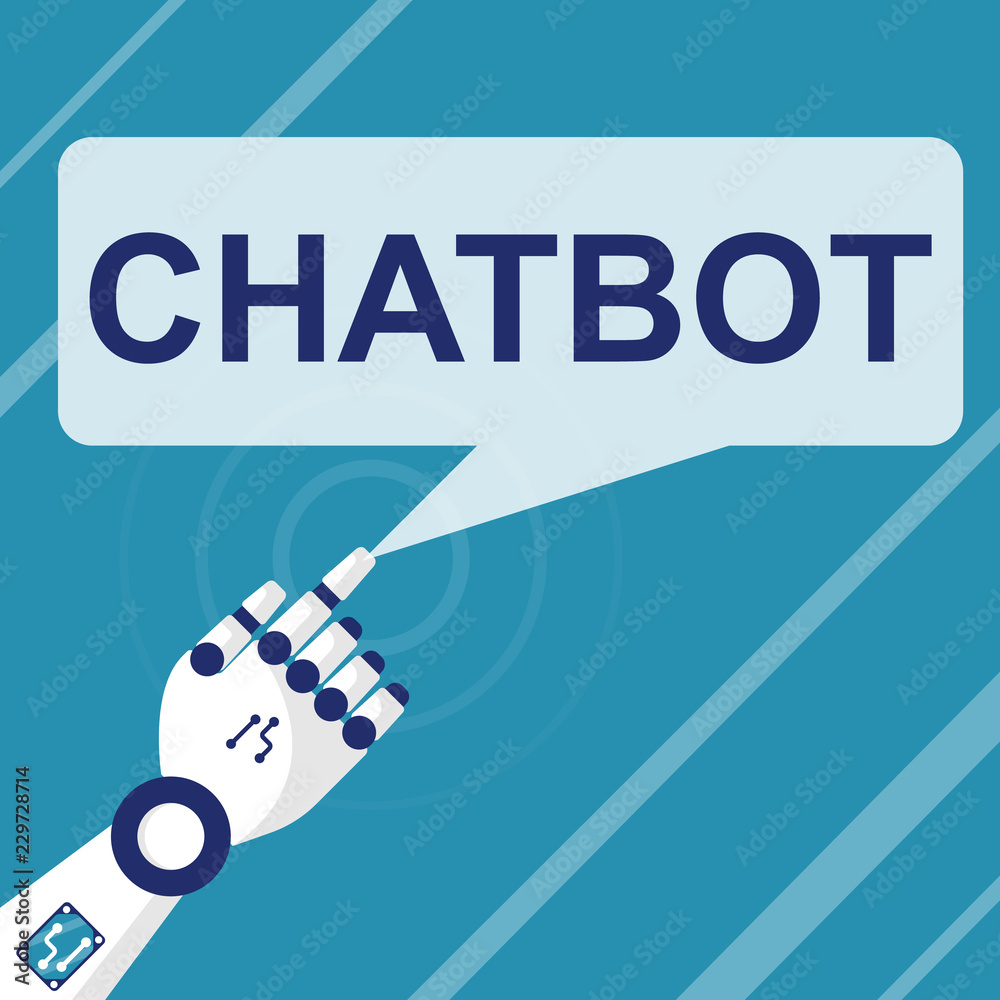 Chat Bot concept. Virtual assistance website. Artificial intelligence ...