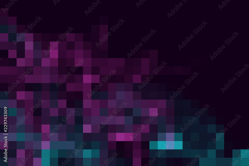 Colorful vivid pixel squares dynamic and vibrant background for ...