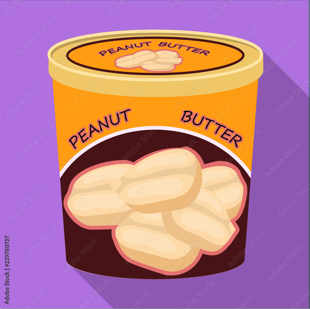 Vector illustration of can and food logo. Set of can and package vector ...
