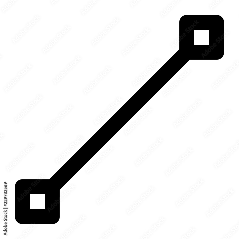 Simple line tool Stock Vector | Adobe Stock