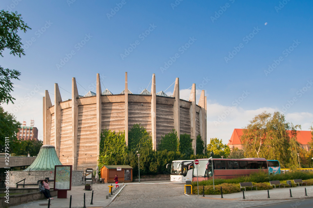 The Panorama of the Battle of Raclawicka, Wroclaw, Poland. Stock Photo ...