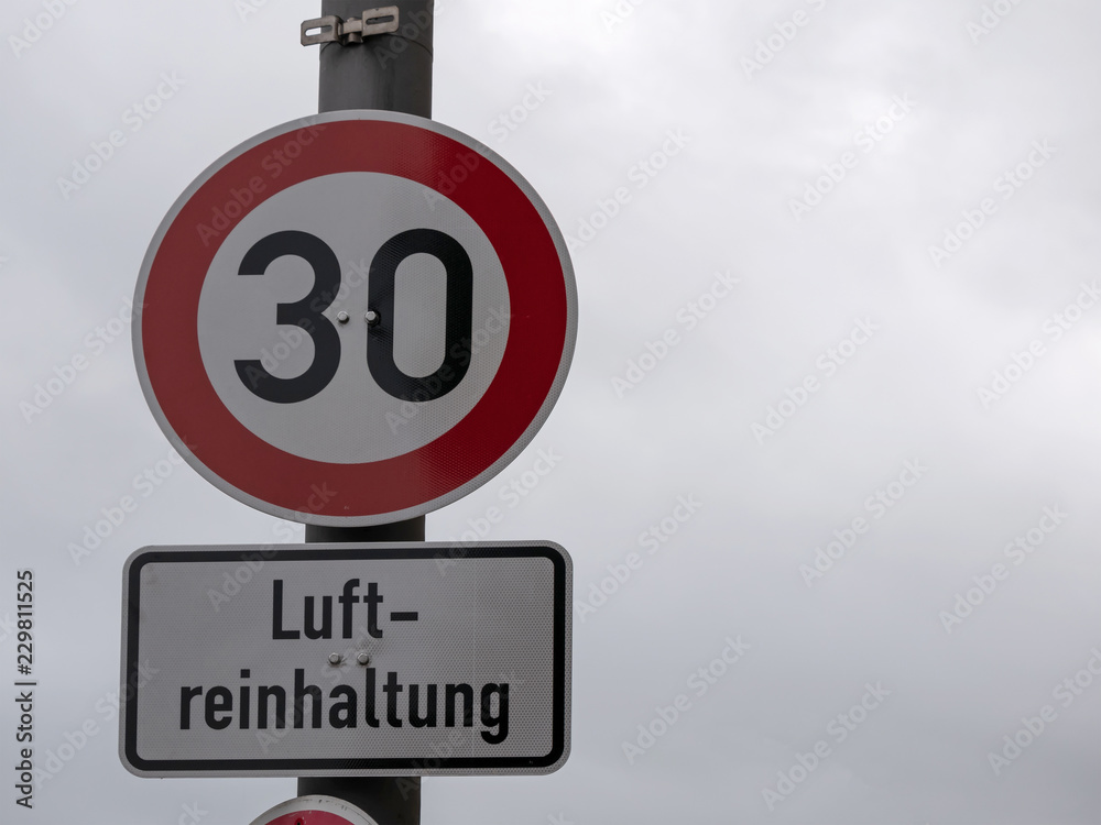 German Speed Limit Signs