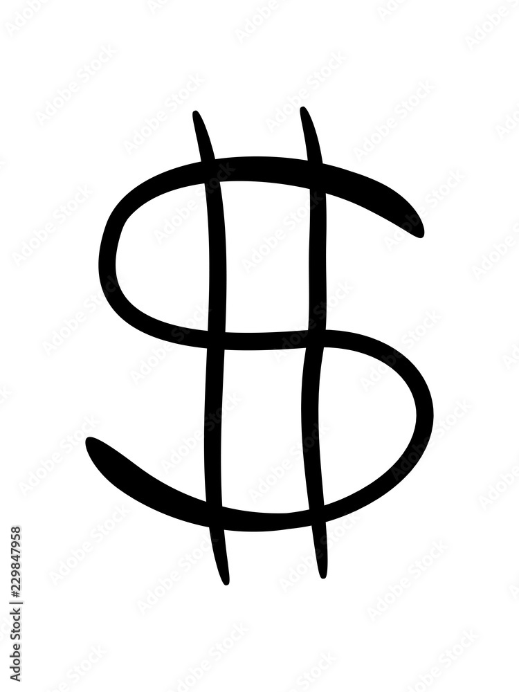 dollar symbol zeichen reich reichtum geld millionär viel besitz sparen ...