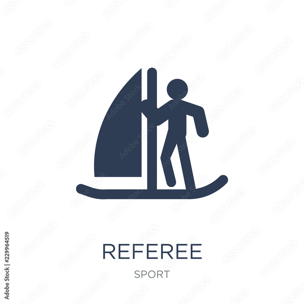 Referee icon. Trendy flat vector Referee icon on white background from ...