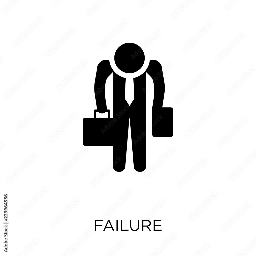 Failure icon. Failure symbol design from Activity and Hobbies ...