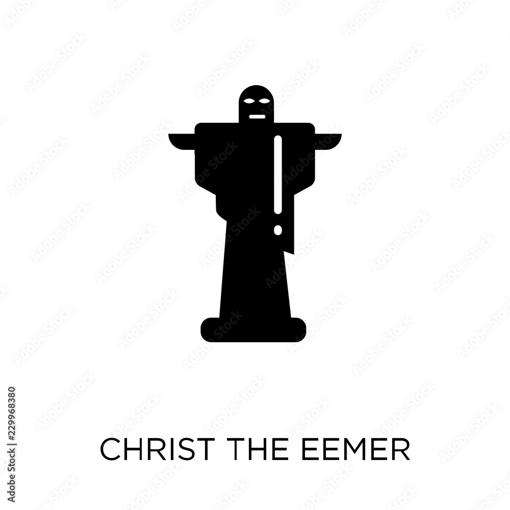 Christ the redeemer icon. Christ the redeemer symbol design from ...