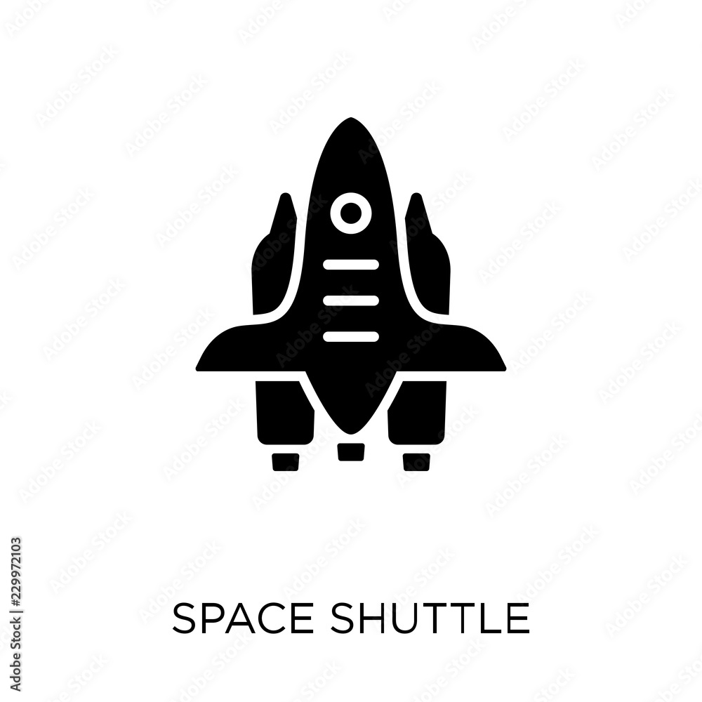 Simple Space Shuttle Icon