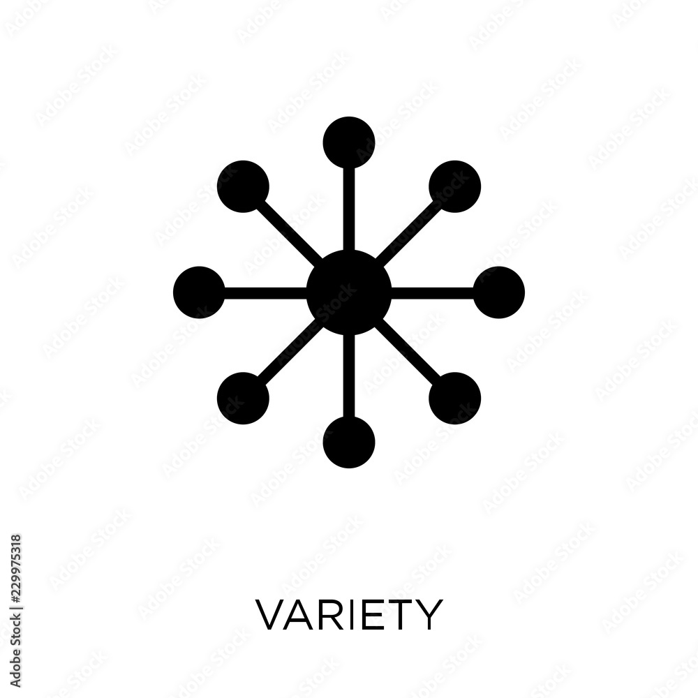Variety Icon Variety Symbol Design From Analytics Collection Stock Variety Icon Variety Symbol Design From Analytics Collection Stock