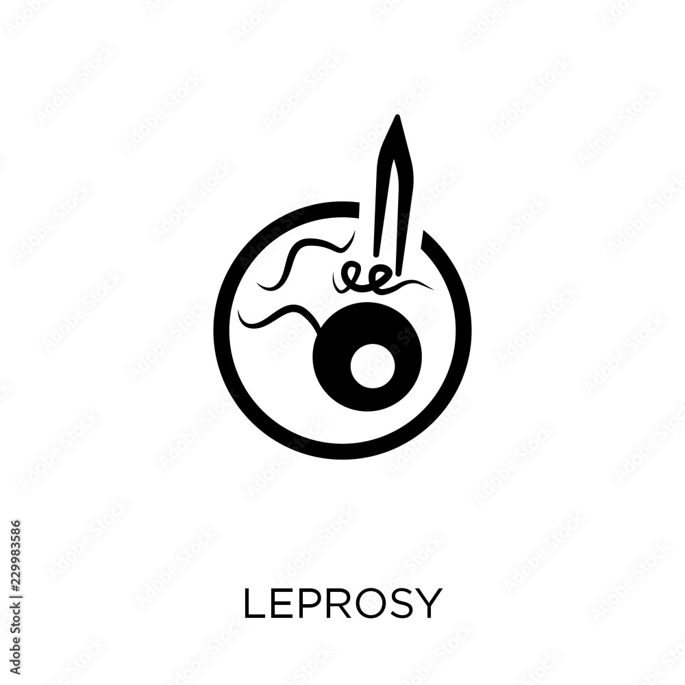 Leprosy icon. Leprosy symbol design from Diseases collection. Stock ...