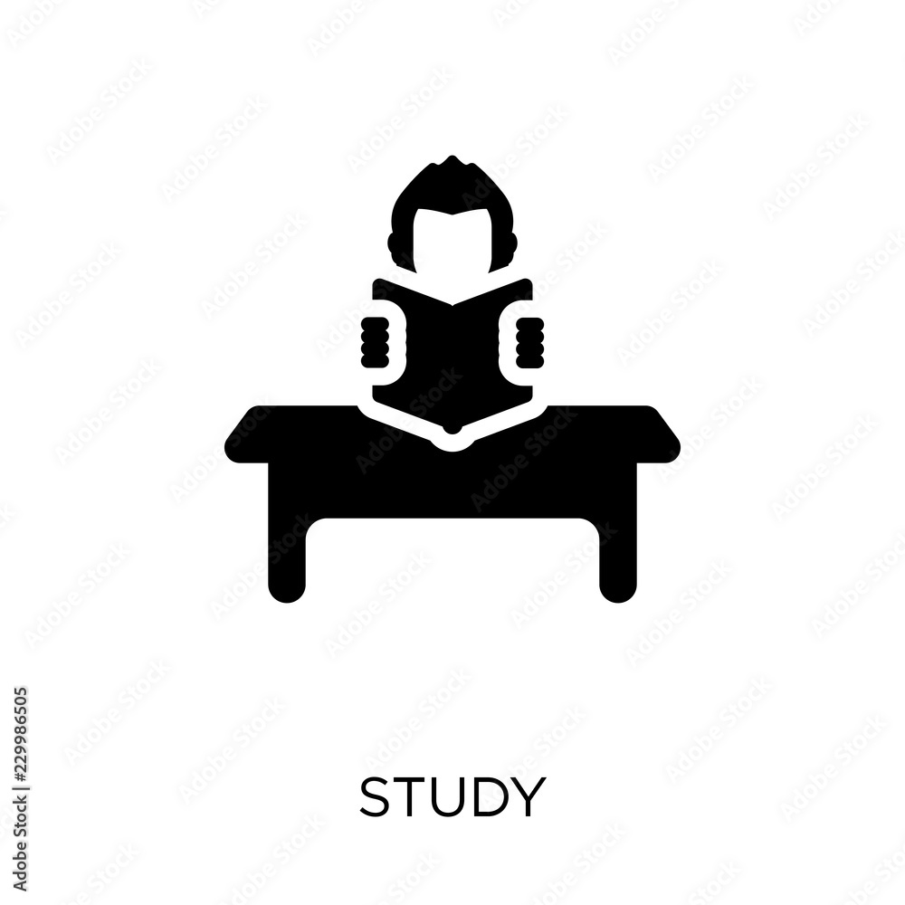 Study icon. Study symbol design from Education collection. Simple ...