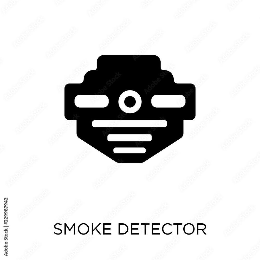 smoke detector icon. smoke detector symbol design from Electronic ...