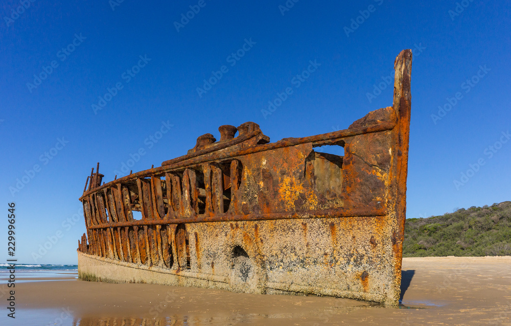 SS Maheno Ship Wreck Stock Photo | Adobe Stock