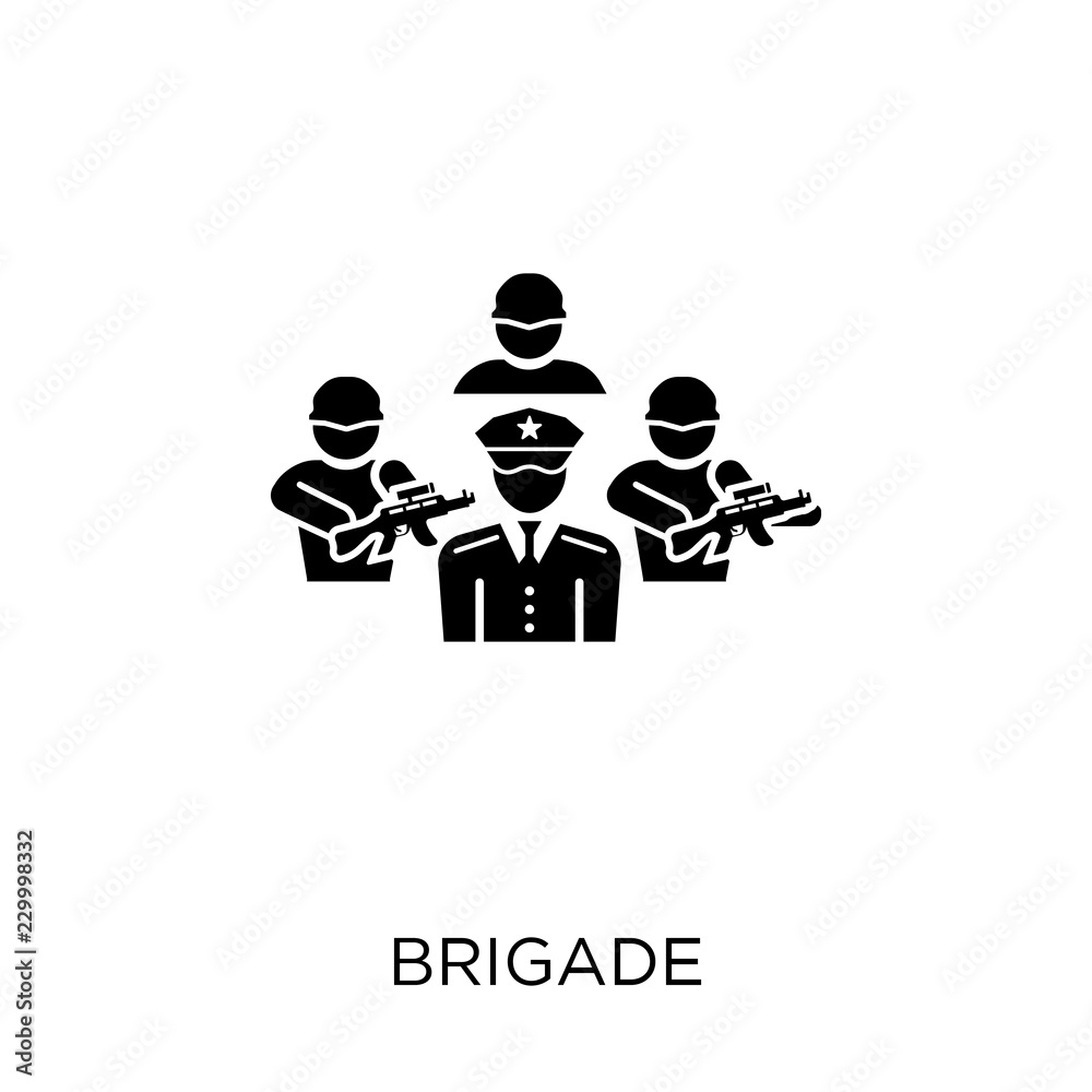 brigade icon. brigade symbol design from Army collection. Simple ...