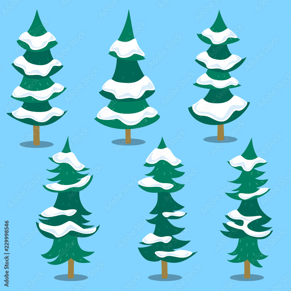 Snow Pile Illustration