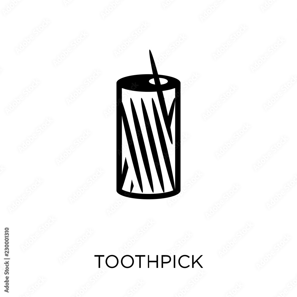Toothpick icon. Toothpick symbol design from Hygiene collection. Stock ...