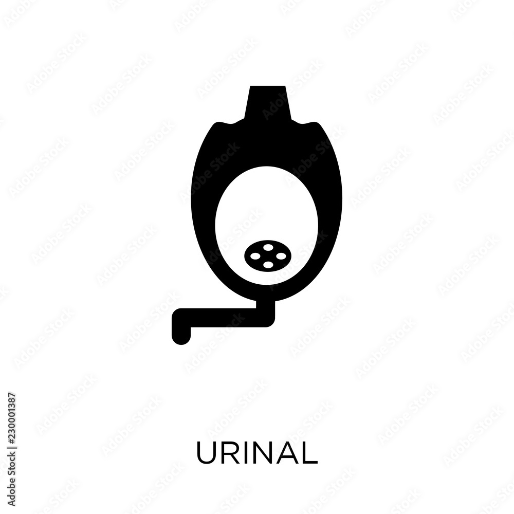 Urinal icon. Urinal symbol design from Hygiene collection. Stock Vector ...